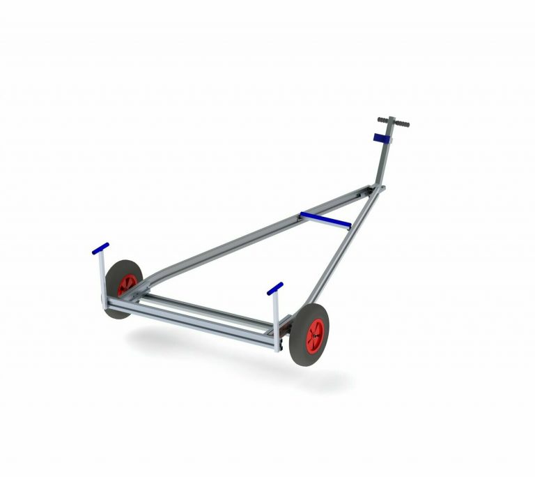Aluminium Launch Trolley to suit Topaz. – Mersea Trailers
