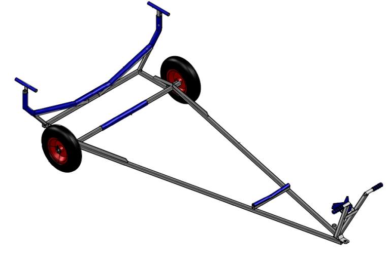 RS Vareo lauch trolley – Mersea Trailers