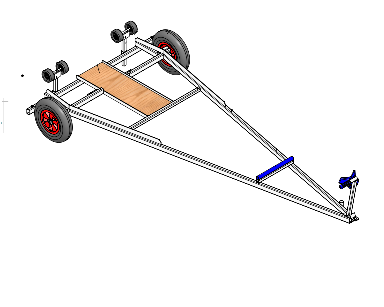West Mersea 275 launch trolley for Sport16 – Mersea Trailers