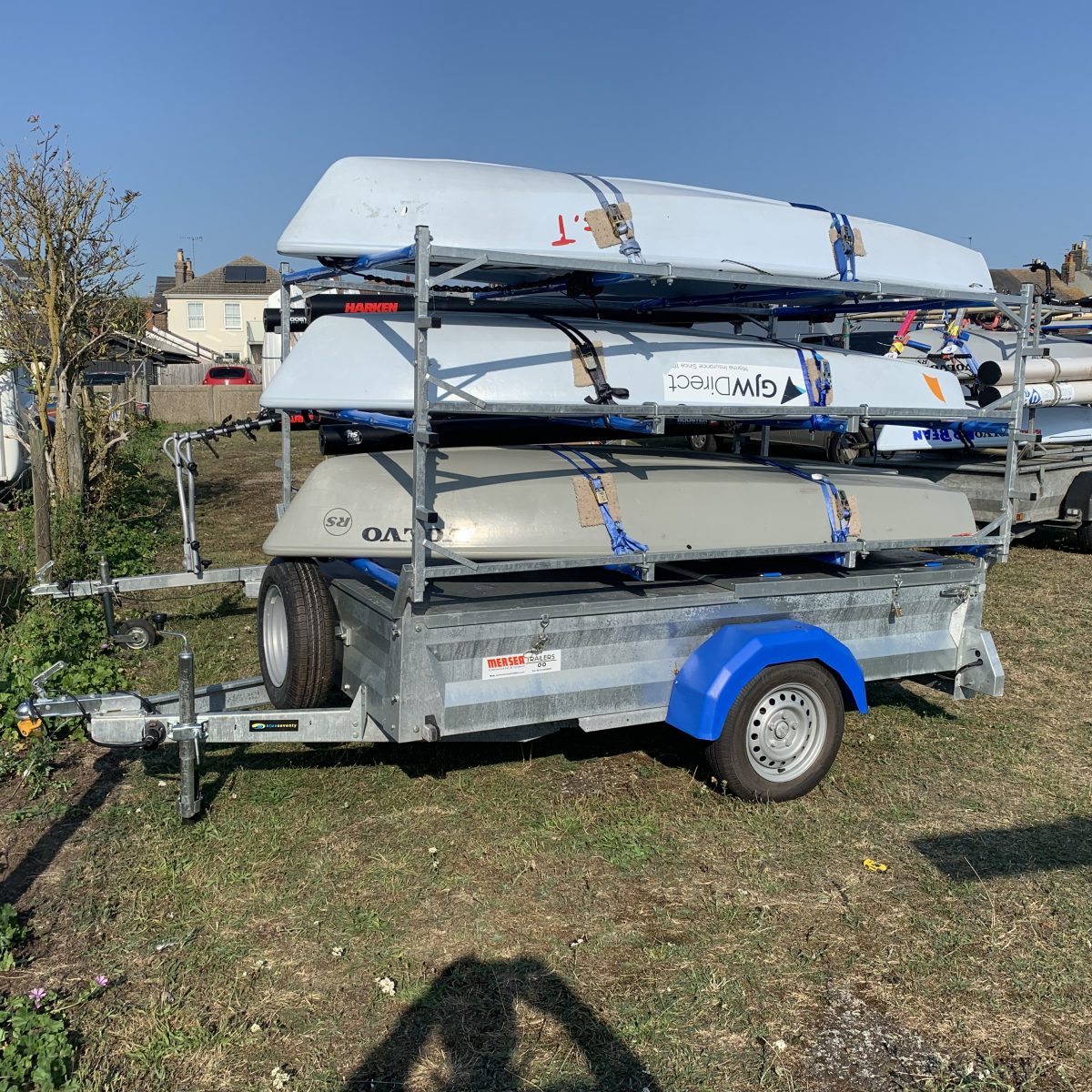 Box Trailer with Racks – Mersea Trailers