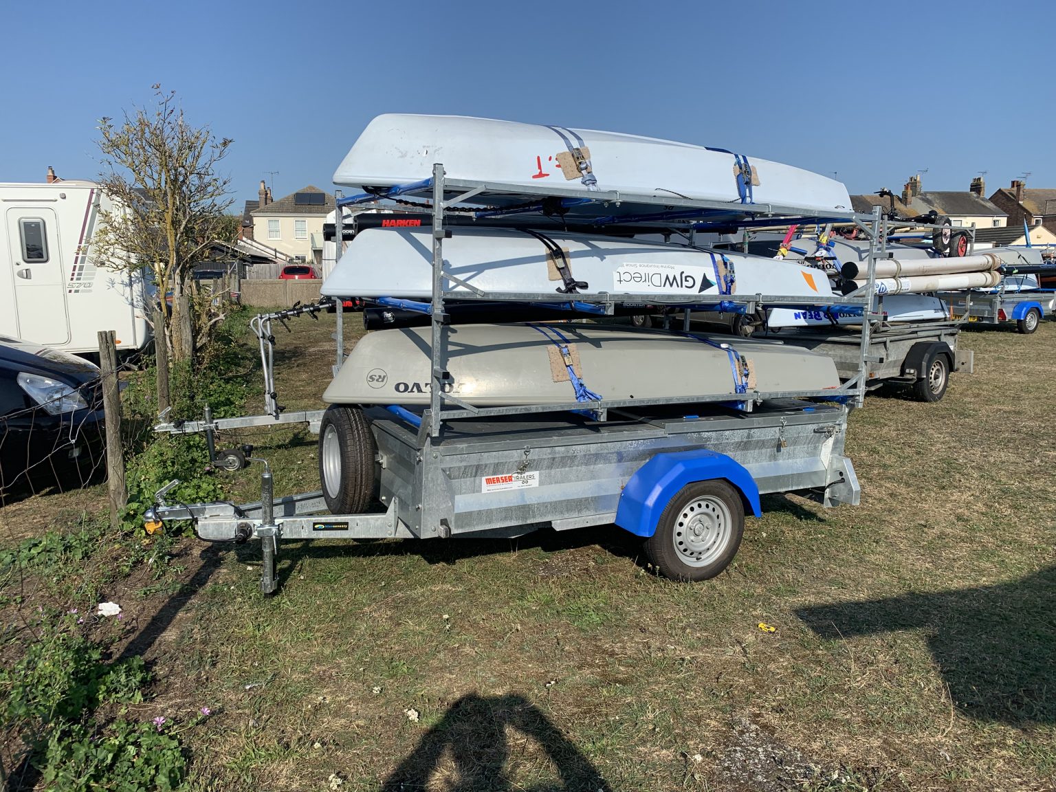 Box Trailer with Racks – Mersea Trailers
