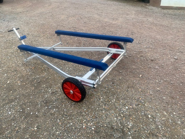 190 Aluminium Inflatable Boat Launch Trolley – Mersea Trailers