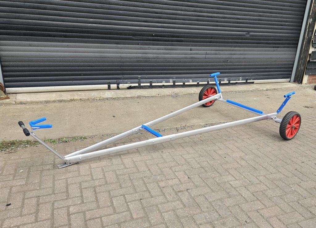 Aluminium Bramber Laser ILCA trolley - Mersea Trailers