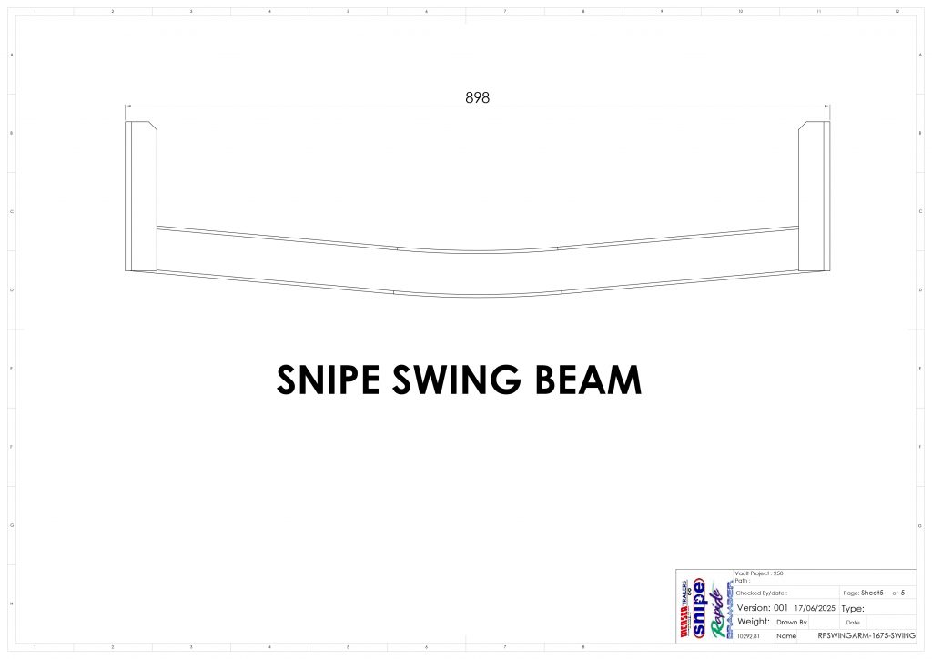 Snipe N-Swing Beam – Mersea Trailers