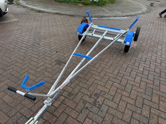 Aluminium Bramber Laser ILCA trolley – Mersea Trailers