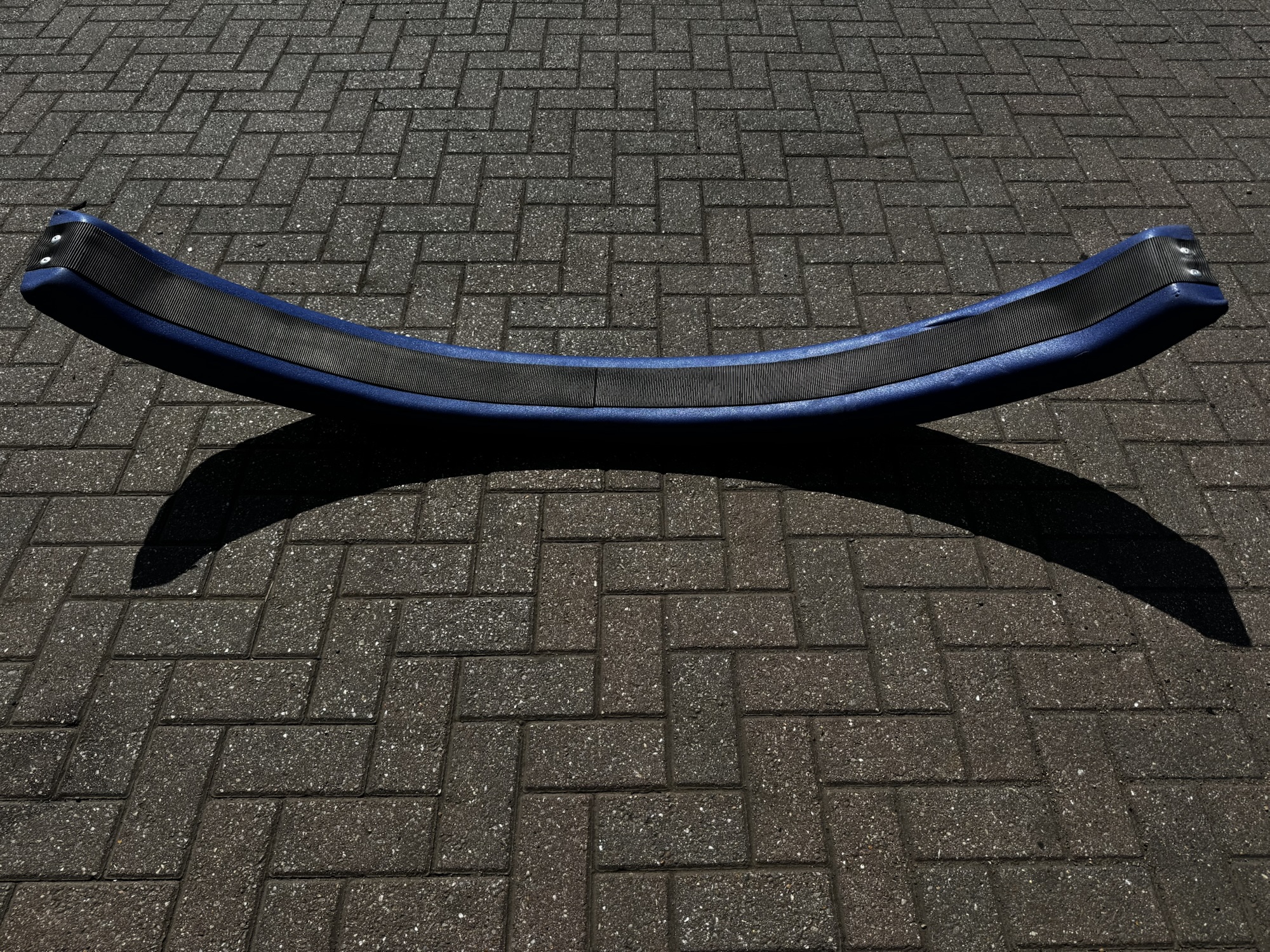 RS400 Cradle rear foamed and Rubbered – Mersea Trailers