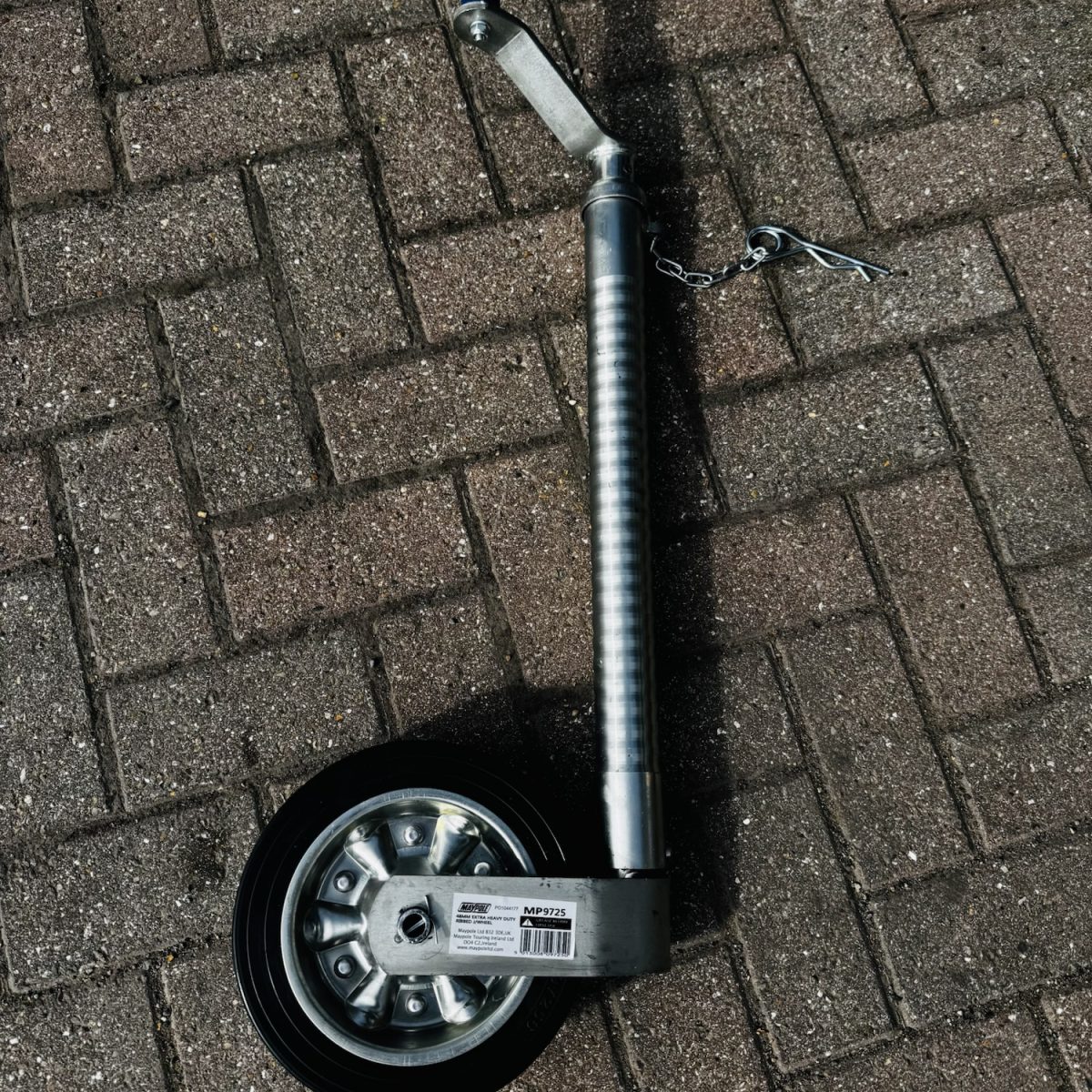 48mm Jockey Wheel Rib Tube 230mm wheel – Mersea Trailers