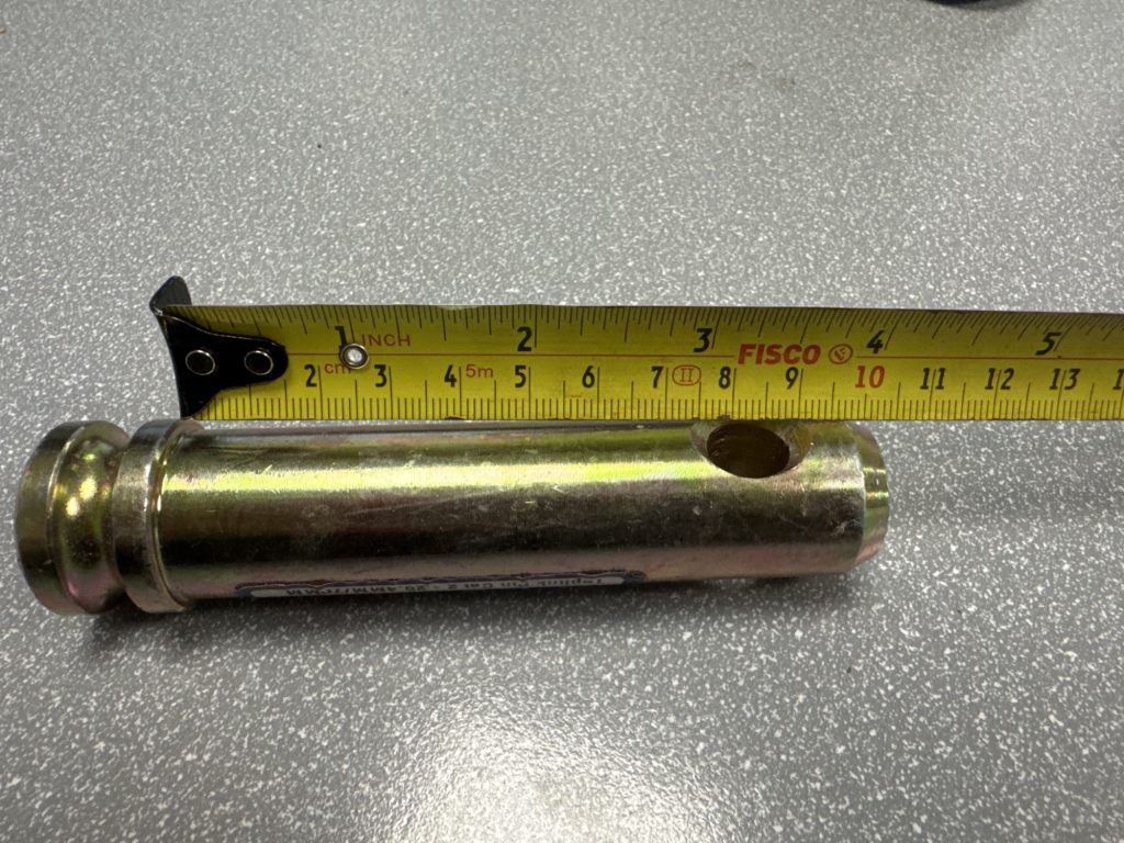 Locking pin 25mm x 76mm usable length – Mersea Trailers