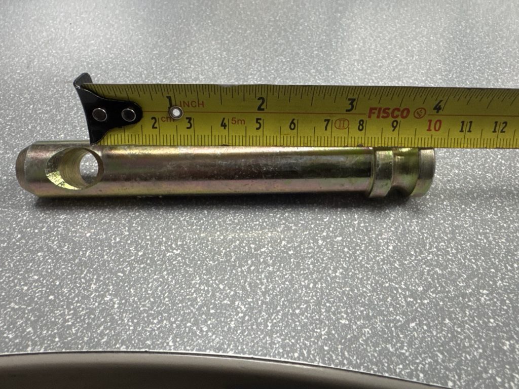 Locking pin 19mm x 83mm usable length – Mersea Trailers