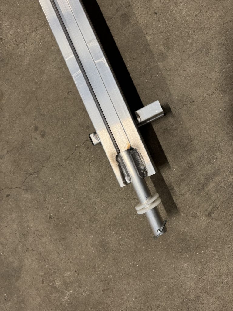Axle standard for alluminium trolleys – Mersea Trailers